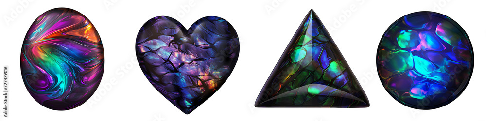 Black Opal clipart collection, vector, icons isolated on transparent ...