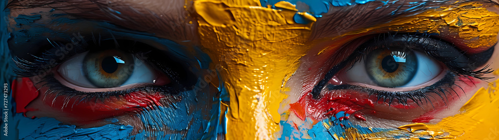 In a burst of creative expression, an ultra-wide canvas comes alive ...