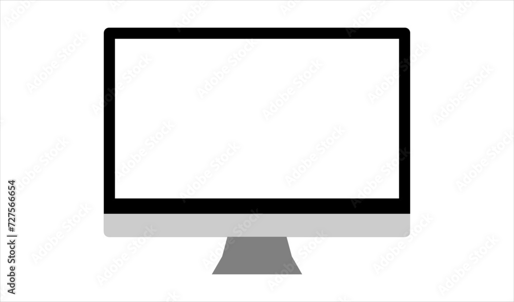 Simple Gaming Monitor computer Monitor mockup, computer monitor frame ...