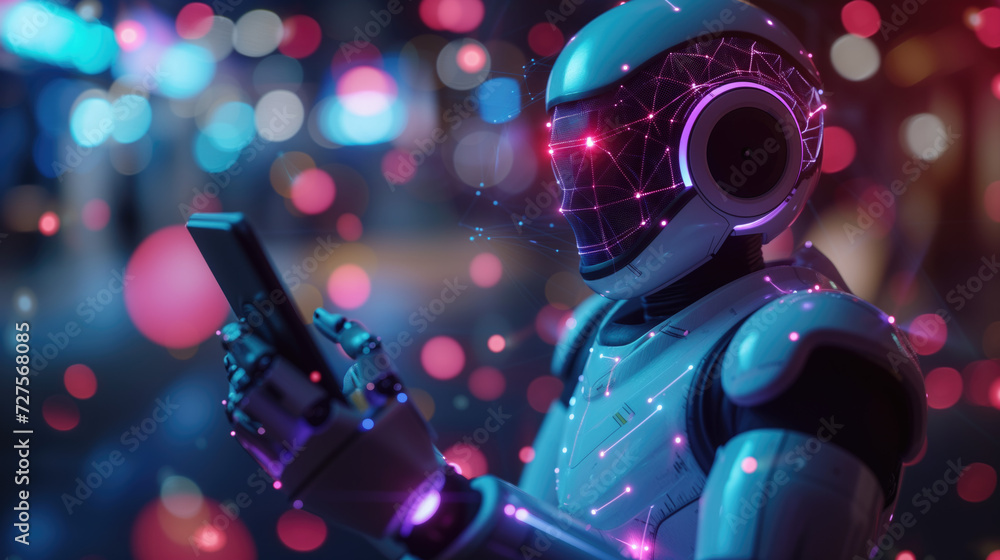 Digital Chatbot Robot Application Conversation Assistant Ai Artificial Intelligence Concept