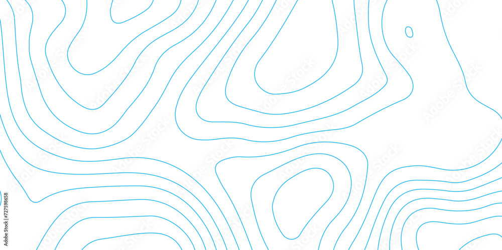 Abstract background with topographic contours map .white wave paper and ...