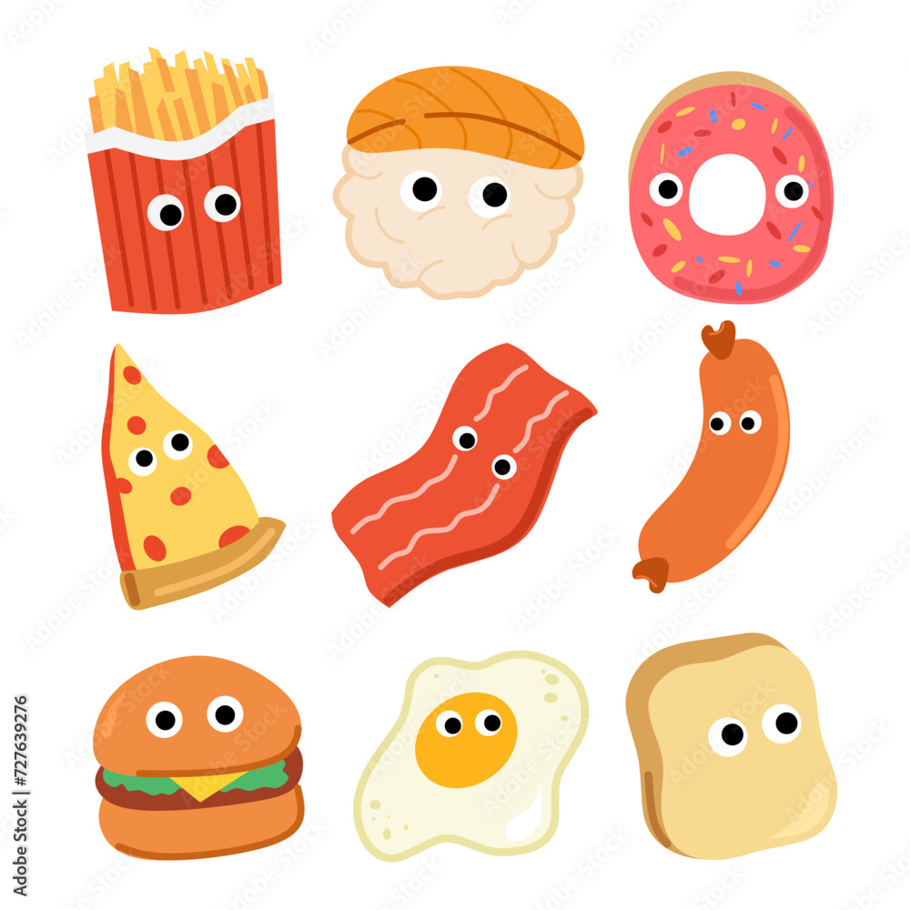 Cute and Sweet Vector Characters well layered, simple to edit, CMYK ...