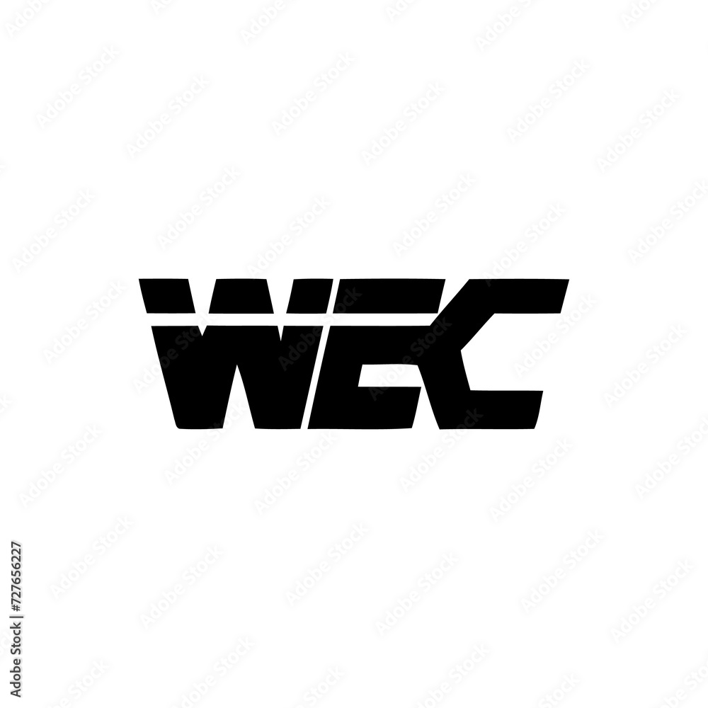 wec logo design Stock Illustration | Adobe Stock