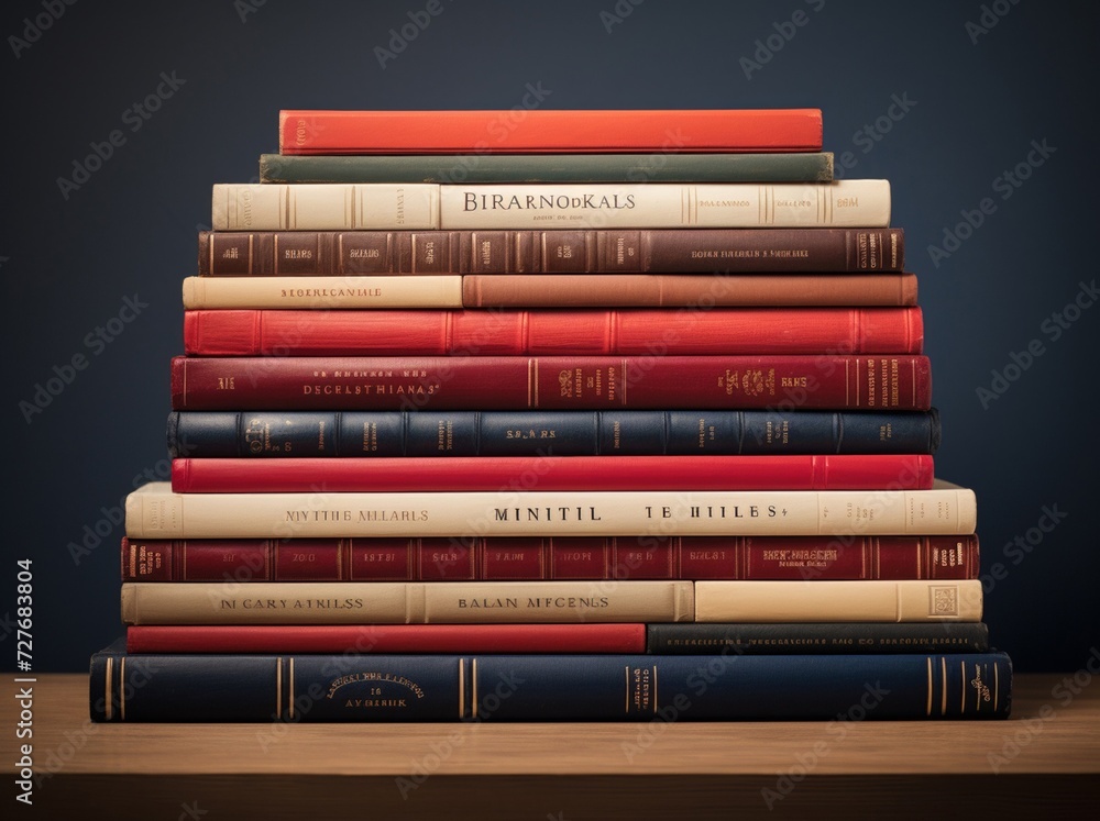 Literary Legacy Books, Explore the allure of a towering stack of ...