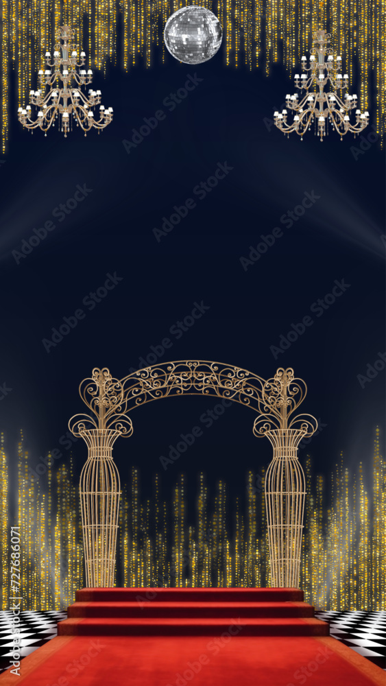 indian wedding sangeet template invite Stock Vector | Adobe Stock