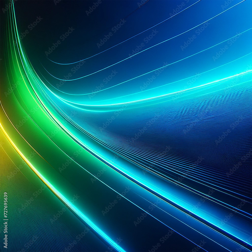 futuristic gradient color scheme transitioning from electric blue to ...