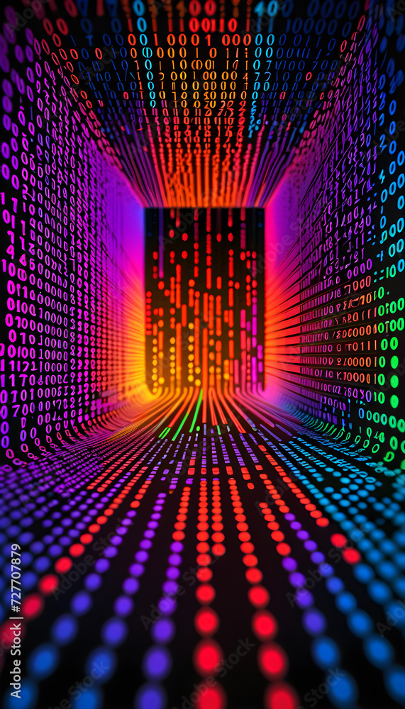 Binary Code Programming Digital Technology Data Computing Coding Information Computer