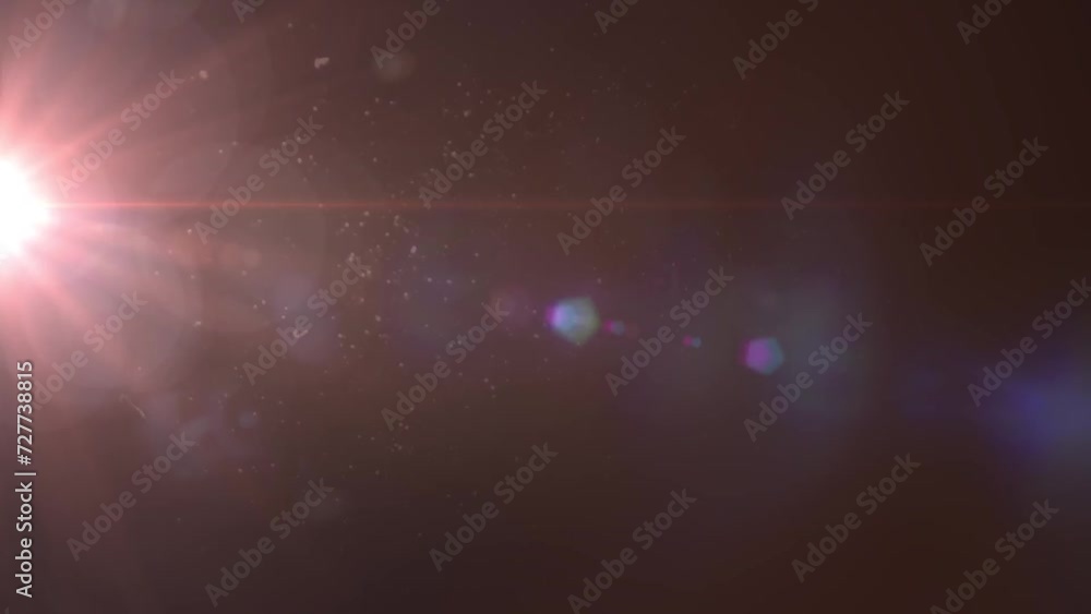 Optical lens flare effect. Very high quality and realistic light leaks ...