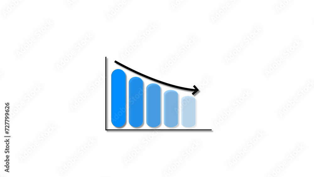 Statistics bars columns growth, arrow up. Finance, Business Infographic ...