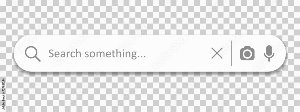 Search bar web page internet browser button, search box template ...