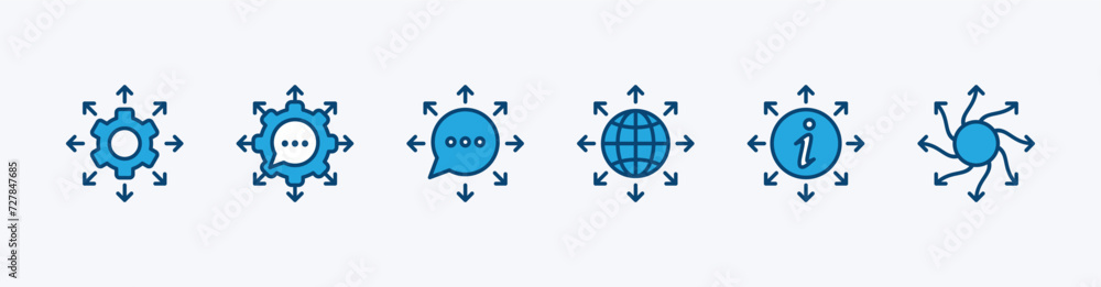 Versatility and Flexibility icon set. Fleksibilitas and Versatile icon ...