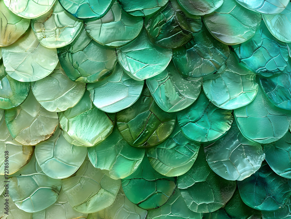 Vibrant Reptilian Skin Texture Close-up with Iridescent Gradient from ...