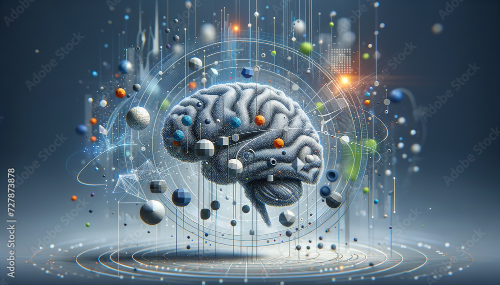 Dynamic Operational Research: 3D Brain with Moving Geometric Shapes ...