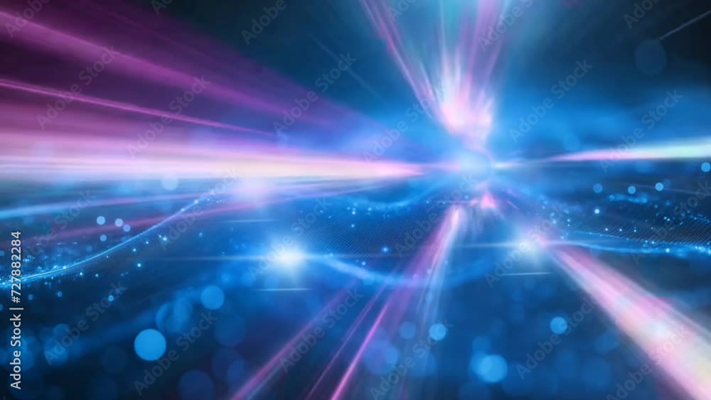 seamless looping 4k time-lapse animation video background. Big data ...