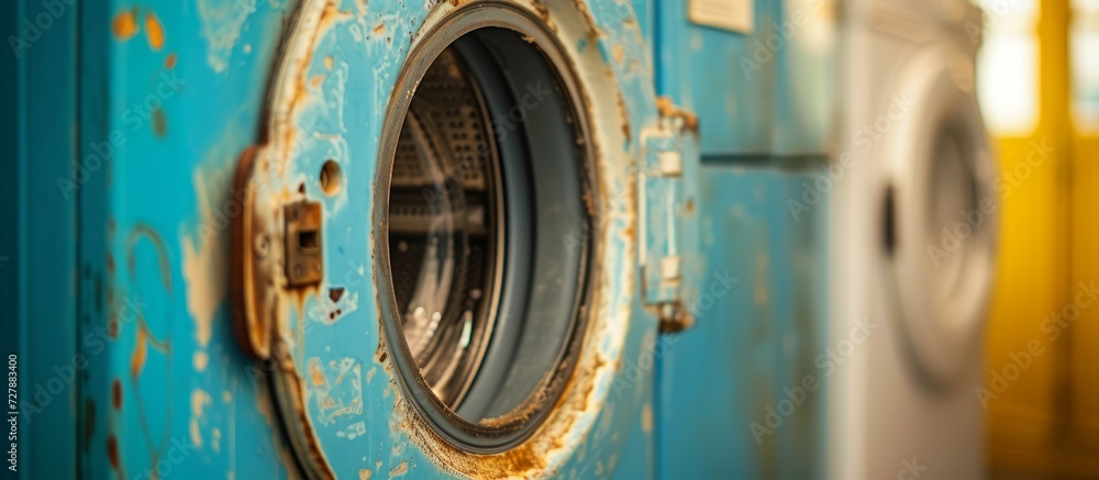 Clean Washed Door Reveals Fungi Hiding on Rubber Seals of Washing ...