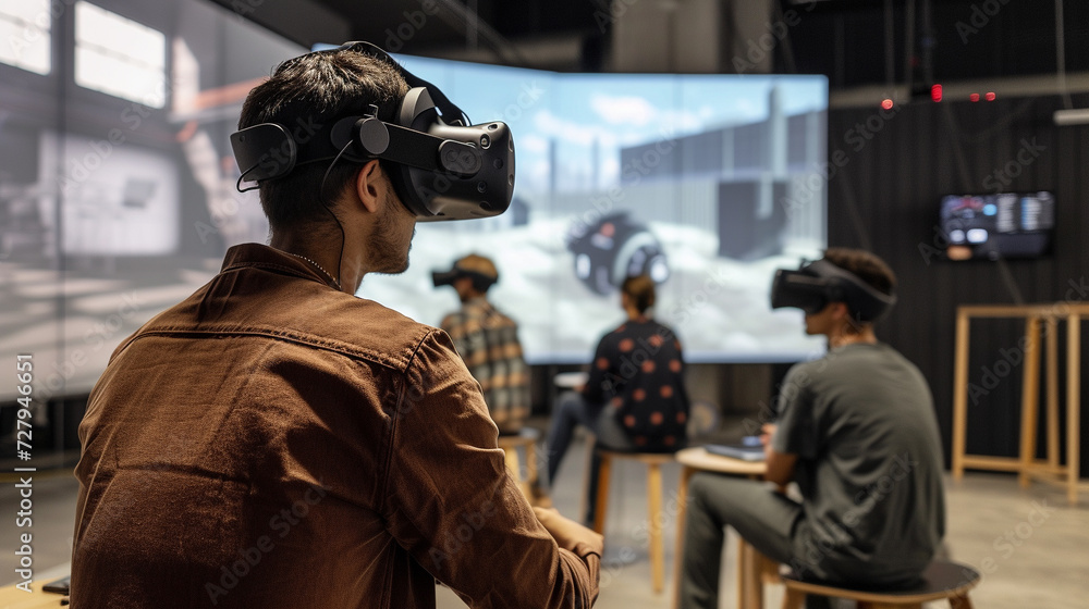 Virtual reality training environment for immersive learning experiences ...