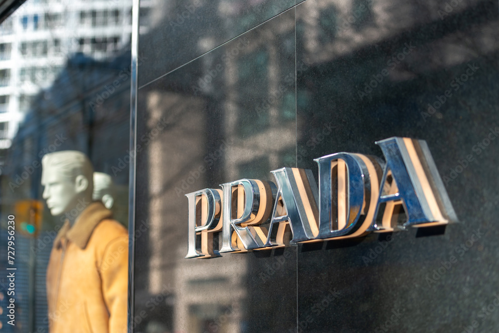 Prada Toronto display located at 131 Bloor Street West Unit 105 ...