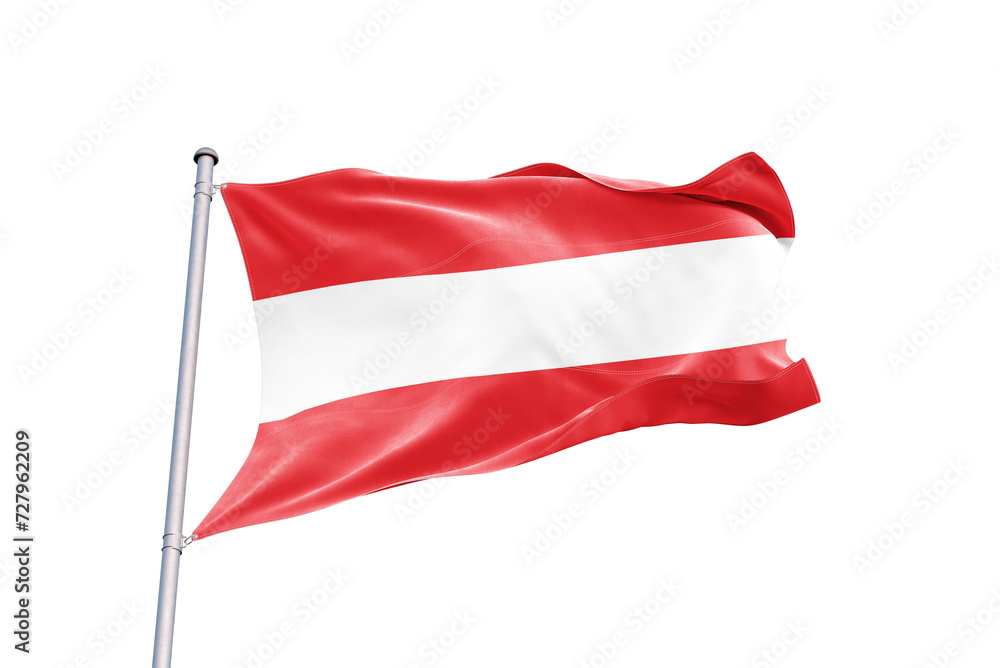 Austrian flag on transparent background. Png Stock Illustration | Adobe ...