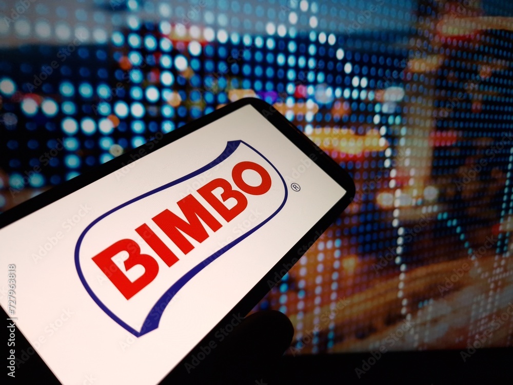 Konskie, Poland - January 31, 2024: Grupo Bimbo company logo displayed on mobile phone Stock ...