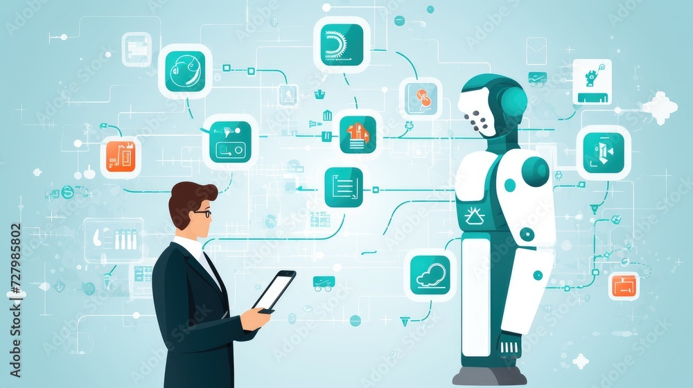 IoT Chatbot in healthcare, doctor using a chatbot Intelligence (AI ...