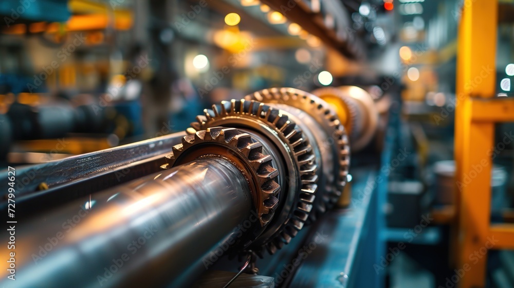 heavy machinery in the manufacturing processes, industrial automation ...