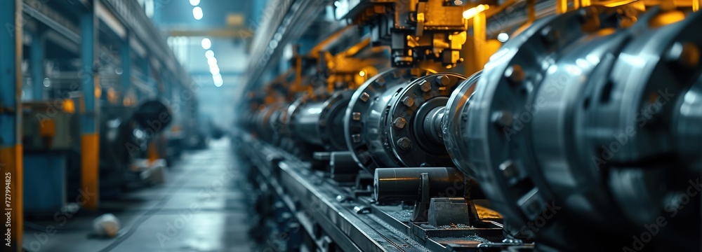 heavy machinery in the manufacturing processes, industrial automation ...