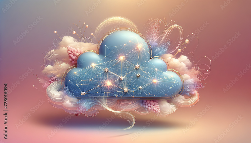 Ethereal Cloudscape: The Serenity of Cloud Native Applications Stock ...
