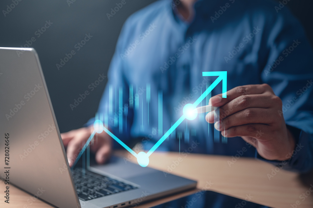 Foto de bar, business, chart, finance, graph, financial, growth ...