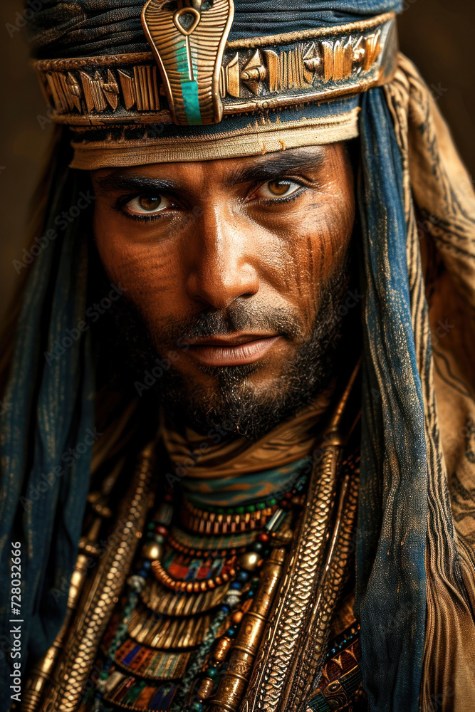 Pharaoh King of Egypt in Ancient Times Strong Empire Generative AI ...