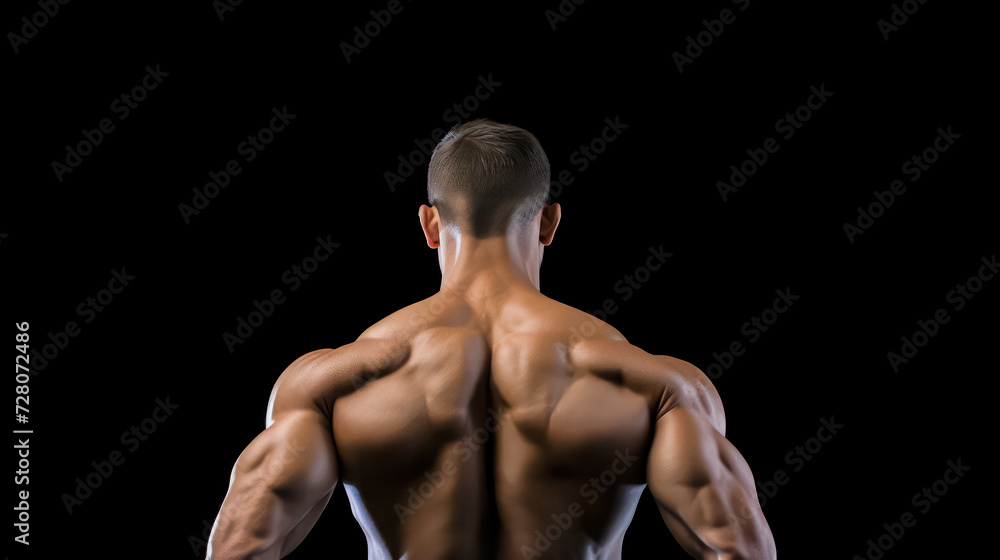 Witness raw strength as a bodybuilder, a handsome and athletic man ...