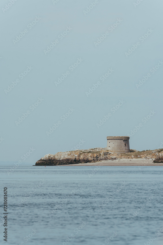 Poster Martello Tower on Ireland Eye in Howth Village outside of Dublin ...