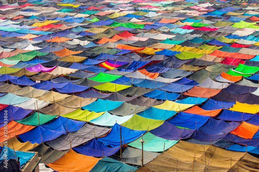 The Bishwa Ijtema is an annual gathering of Muslims in Tongi, by the ...