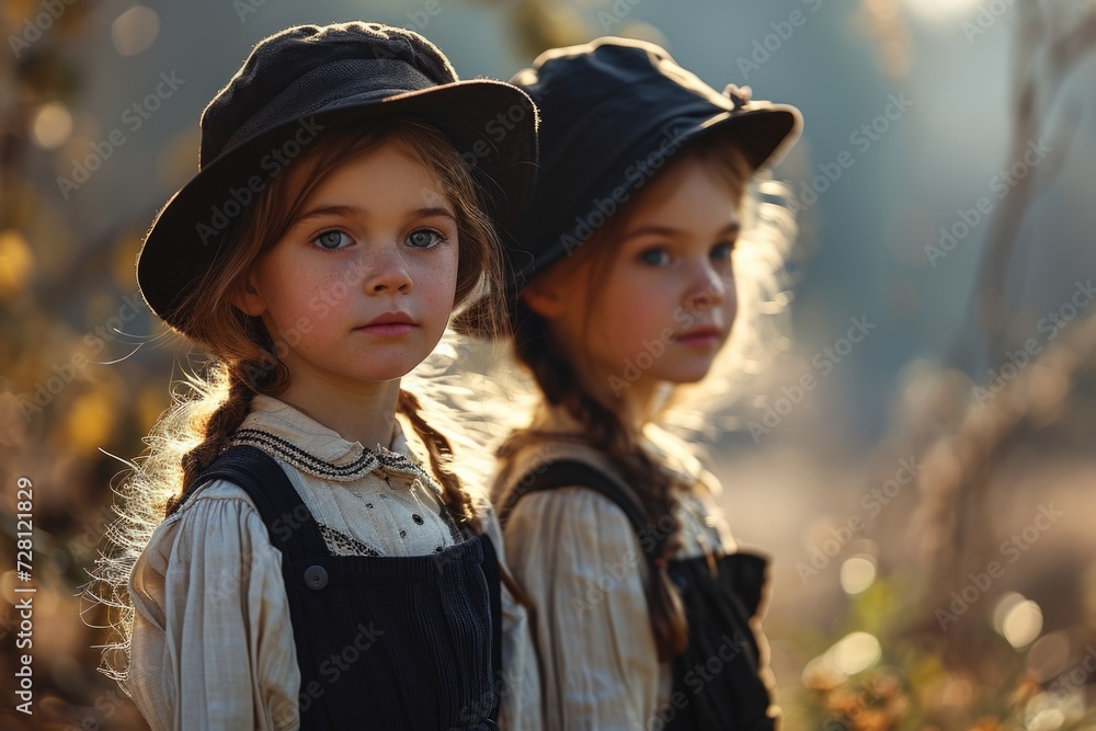 Portrayal of Amish people, traditional lifestyle, close bonds of ...