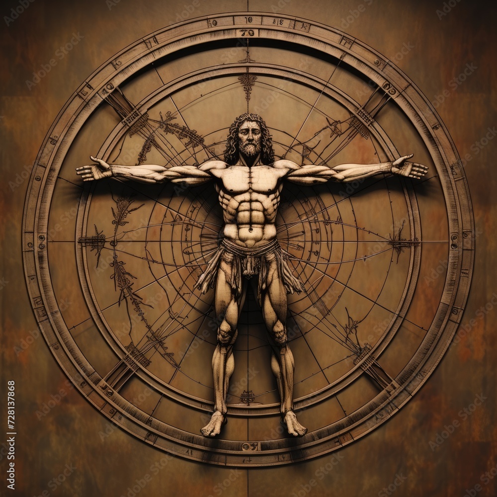 Unveiling perfection: timeless allure of vitruvian man, leonardo da ...