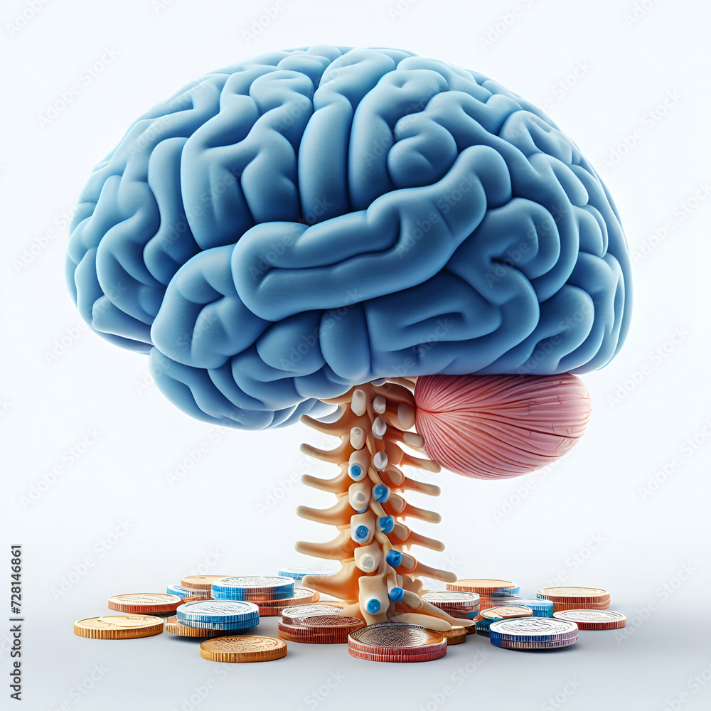 3D Anatomy of the Central Nervous System (CNS), Human Brain Organ ...