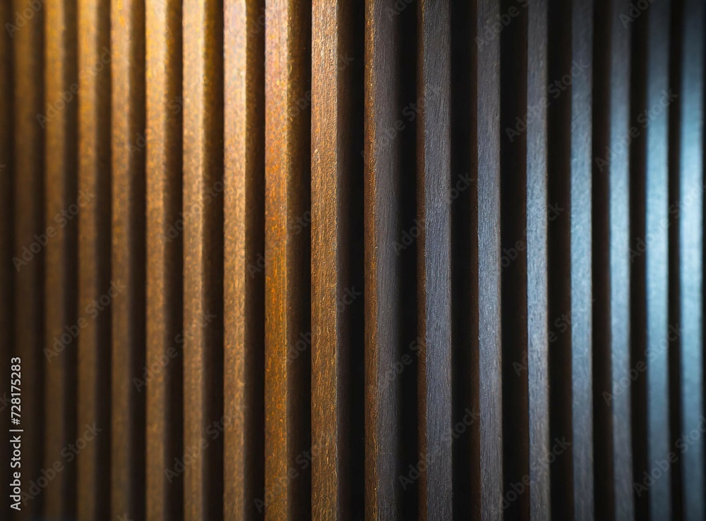 Modern acoustic panel - vertical wood pattern - wooden slats in ...