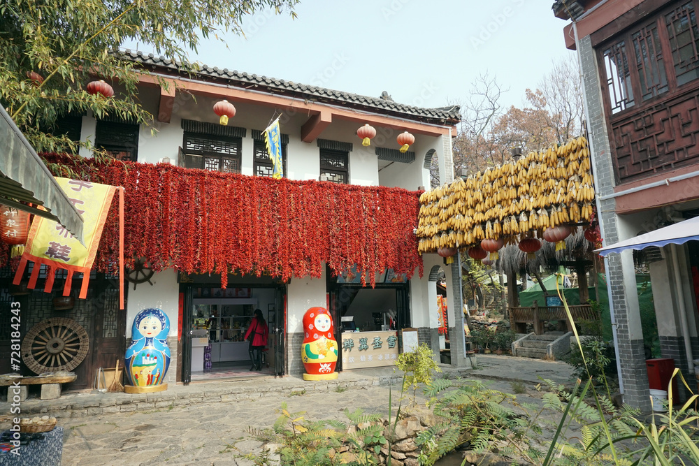 Zhuquan Village, Yinan County, Linyi City, Shandong Province, has a ...