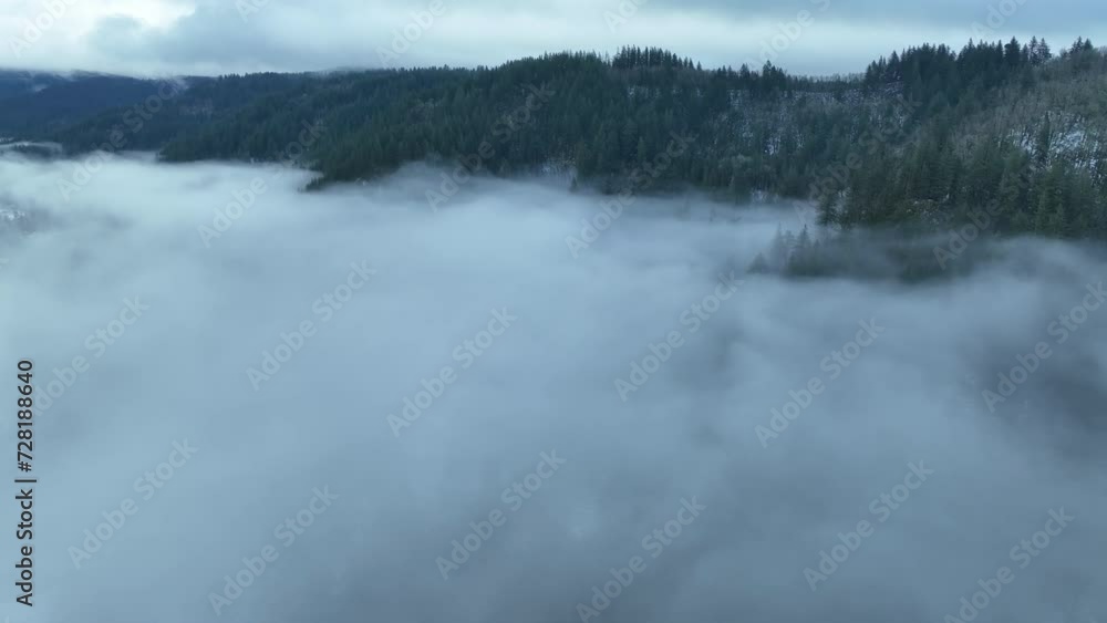Cold, cloudy weather has fallen over the Columbia River Gorge ...