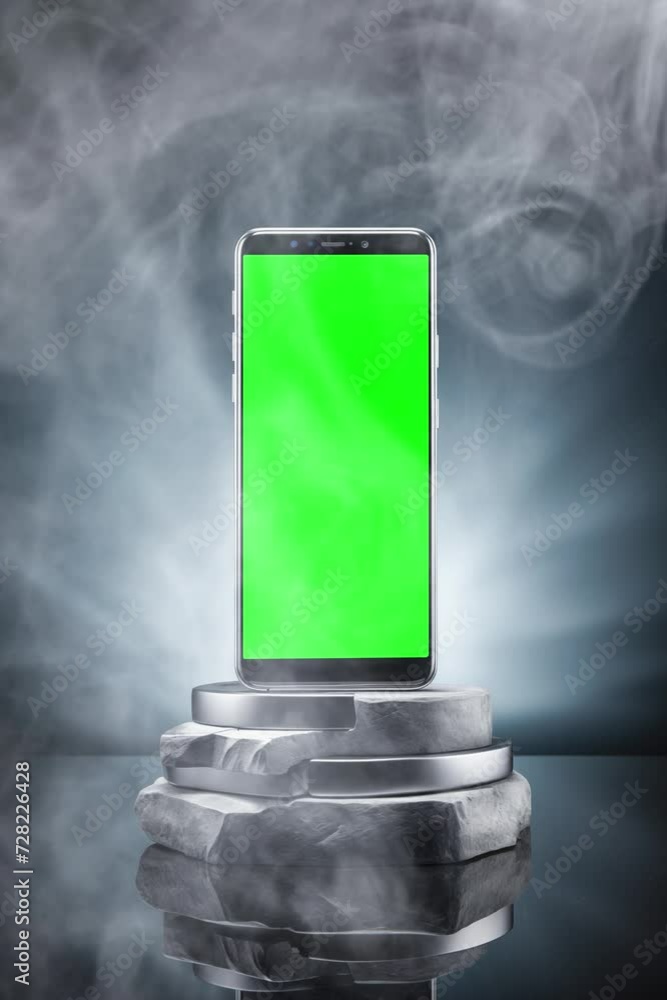 Green screen smartphone mock up สต็อกวิดีโอ | Adobe Stock