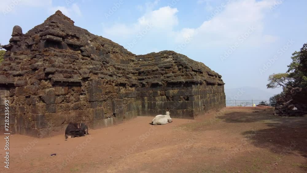 29 Jan 2024, Mahabaleshwar, India, Krishnabai Temple, Mahabaleshwar ...