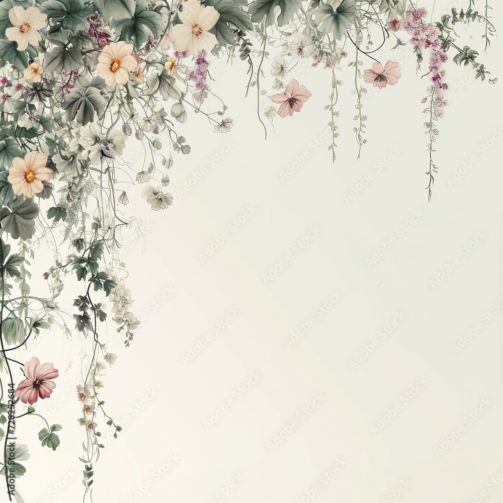 Water Color Pastel Flower and bloom, Wedding decorative perfect ...