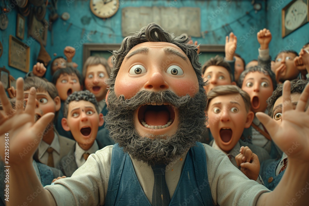 Shocked Reaction The Monthly Horror of the Clock's Ticking Generative ...