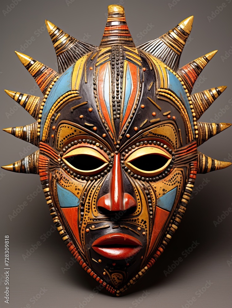 Desert Tribescape: African Tribal Mask Designs Inspired by Saharan ...