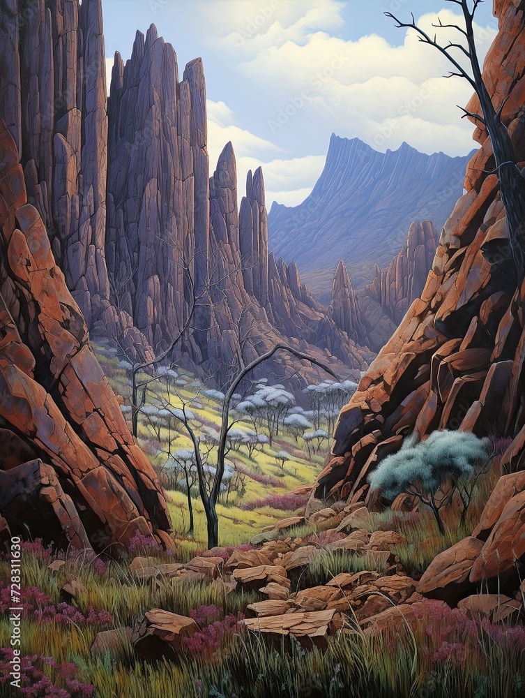 Australian Outback Landscapes: Majestic Peaks of the Rugged Outback ...