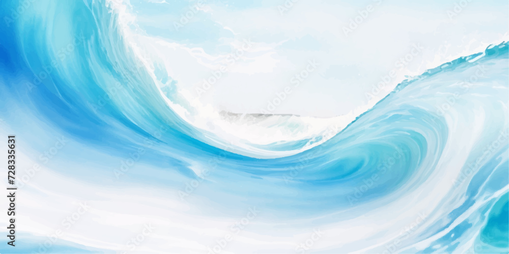 abstract soft blue and white abstract water color ocean wave texture ...