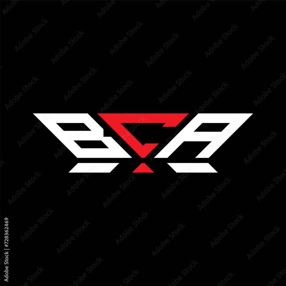 BCA letter logo vector design, BCA simple and modern logo. BCA ...