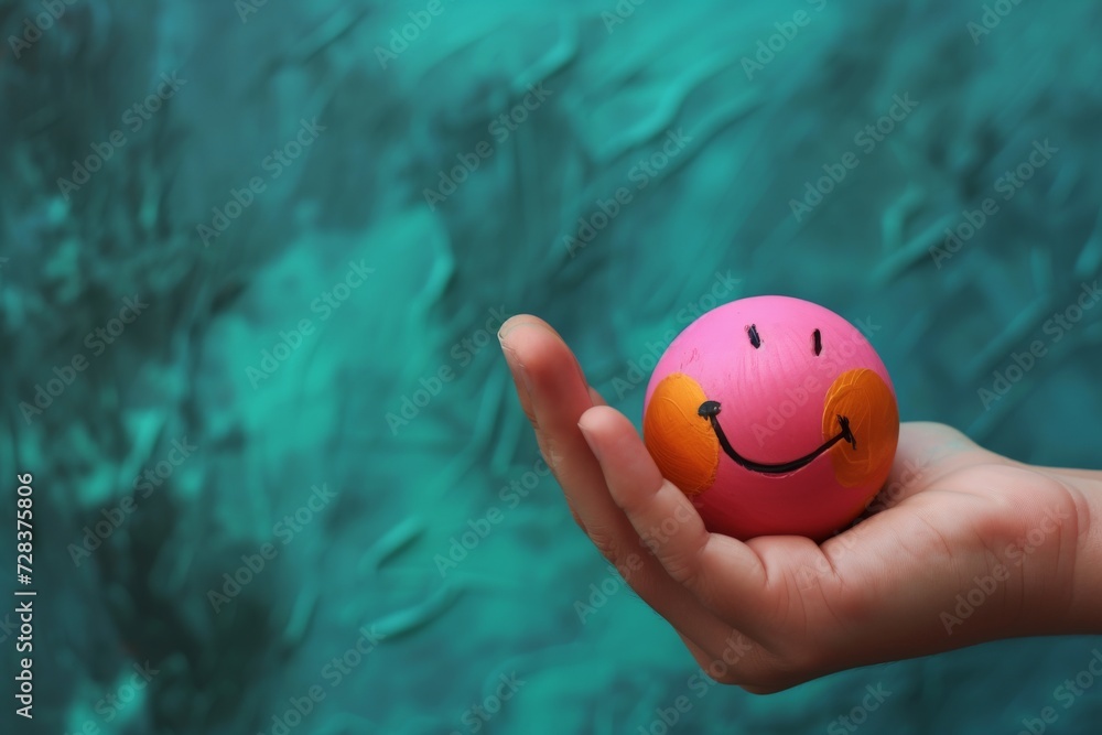 Happy Smiley Emoji solace Emoticon, colored Symbol positive. Smiling ...