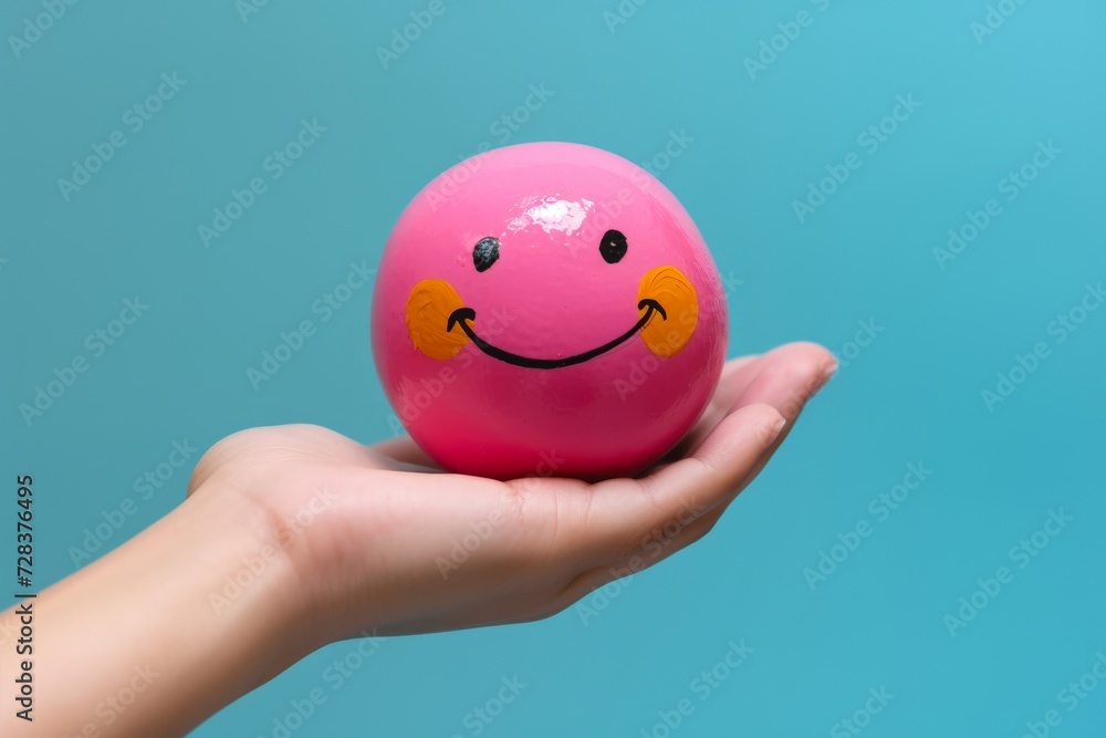 Happy Smiley Emoji grip Emoticon, colored Symbol service rating ...