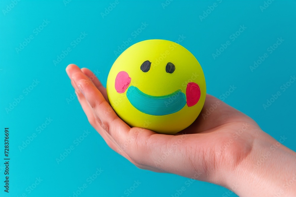 Happy Smiley Emoji embrace Emoticon, colored Symbol writing pad ...