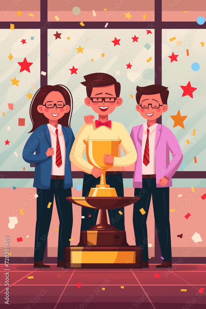 Celebrated prize award winners revel in the triumph of their ...